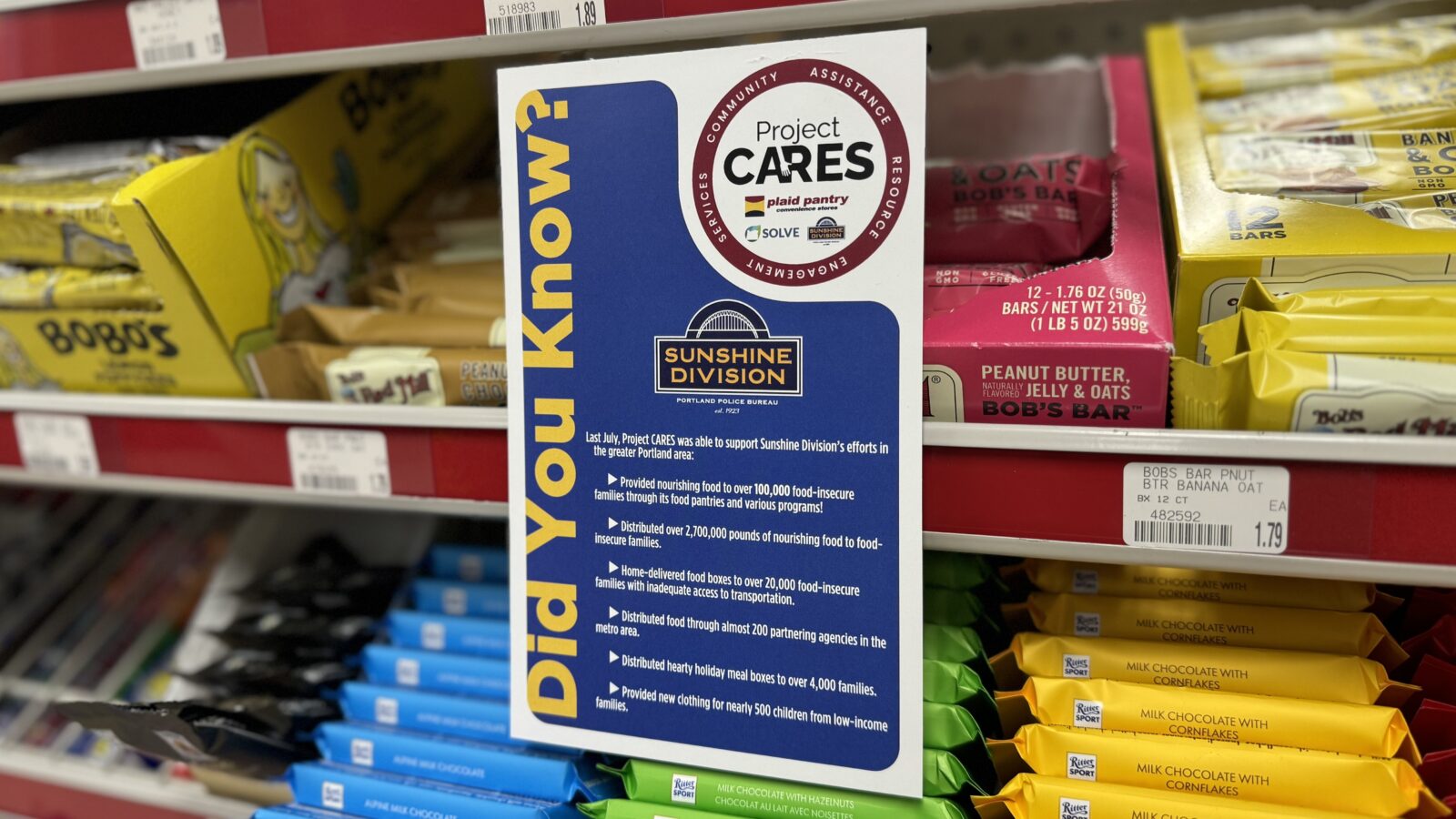 Help Feed Local Families with Plaid Pantry through July 31st - Sunshine Division